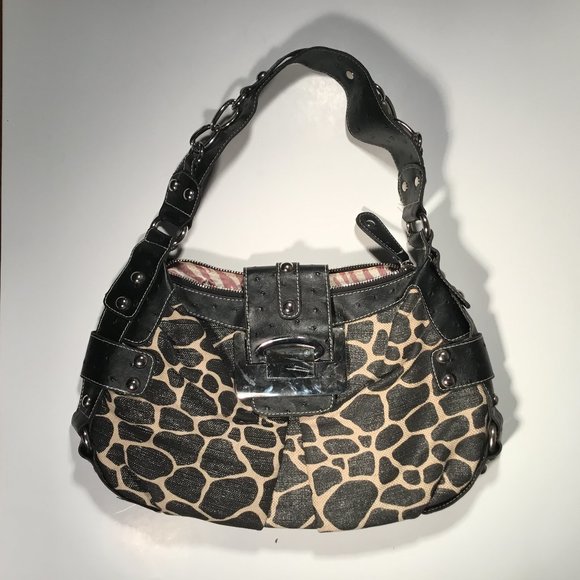 Bags | Giraffe Print Purse | Poshmark